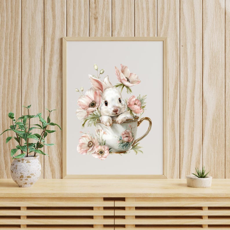 750+ Easter Clipart Mega Bundle, Watercolor Easter Bunny, Lamb Chick ...