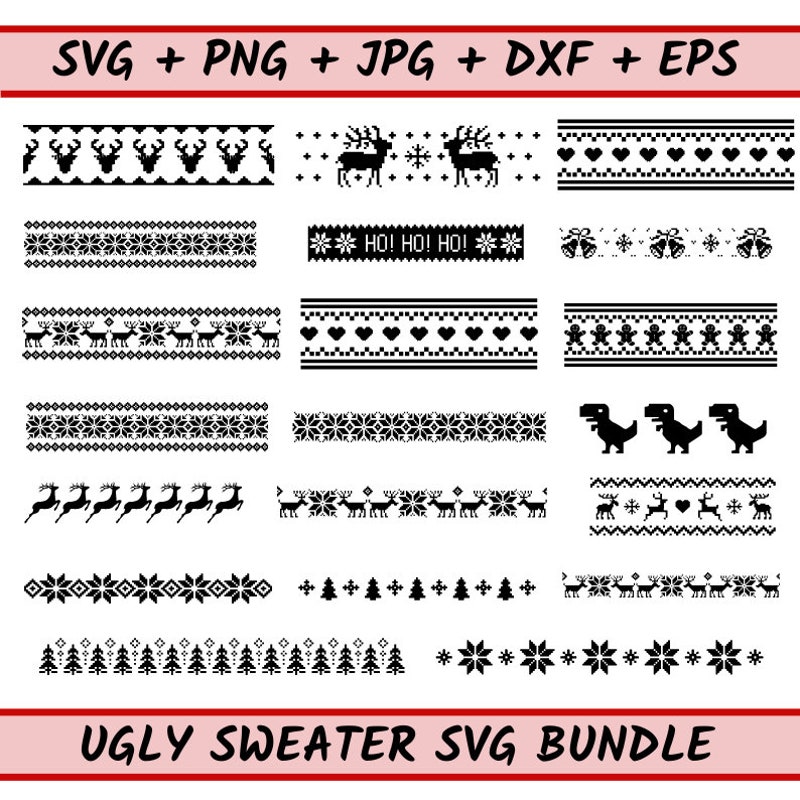 Ugly Sweater Shapes Png - Etsy