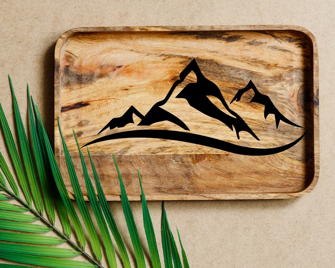 Mountains Png, Svg, Dxf Clipart Files, Mountain Svg, Nature Svg ...