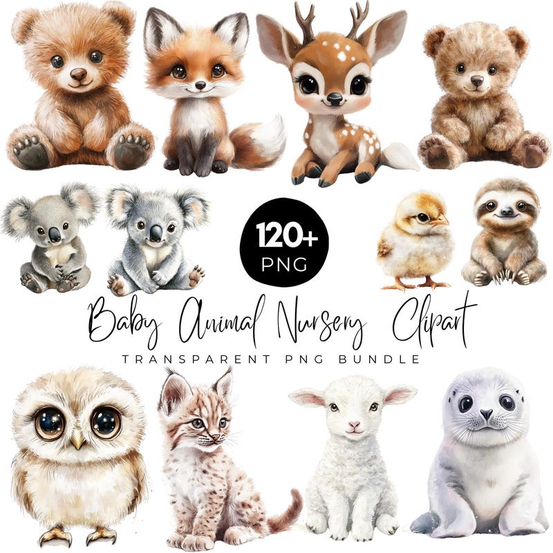 Cute Baby Animals - Etsy