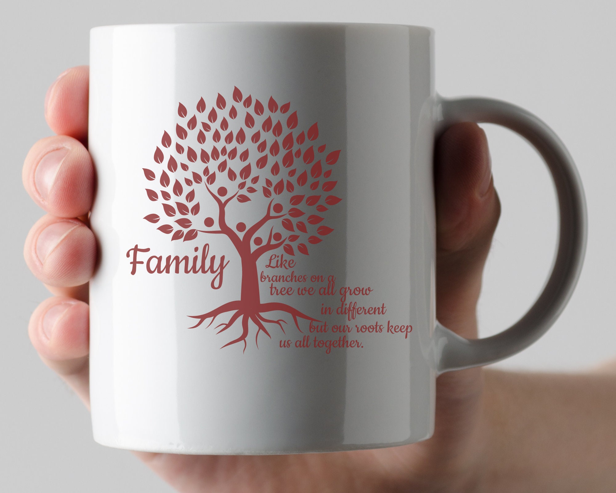 Family Tree With Quotation Svg, Family Reunion Svg, Tree of Life Svg ...