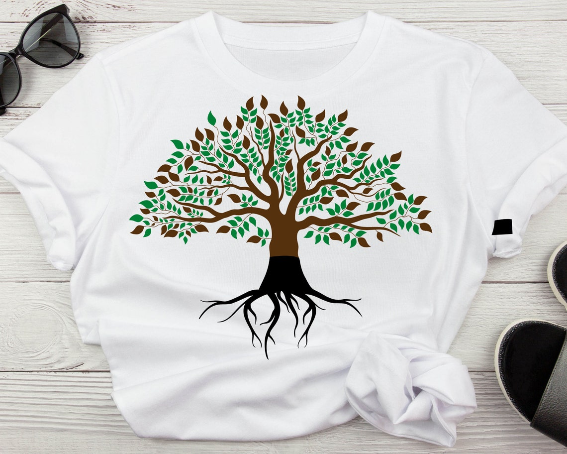 Tree With Roots SVG, Roots Svg, Family Tree Svg,family Matching Shirt ...