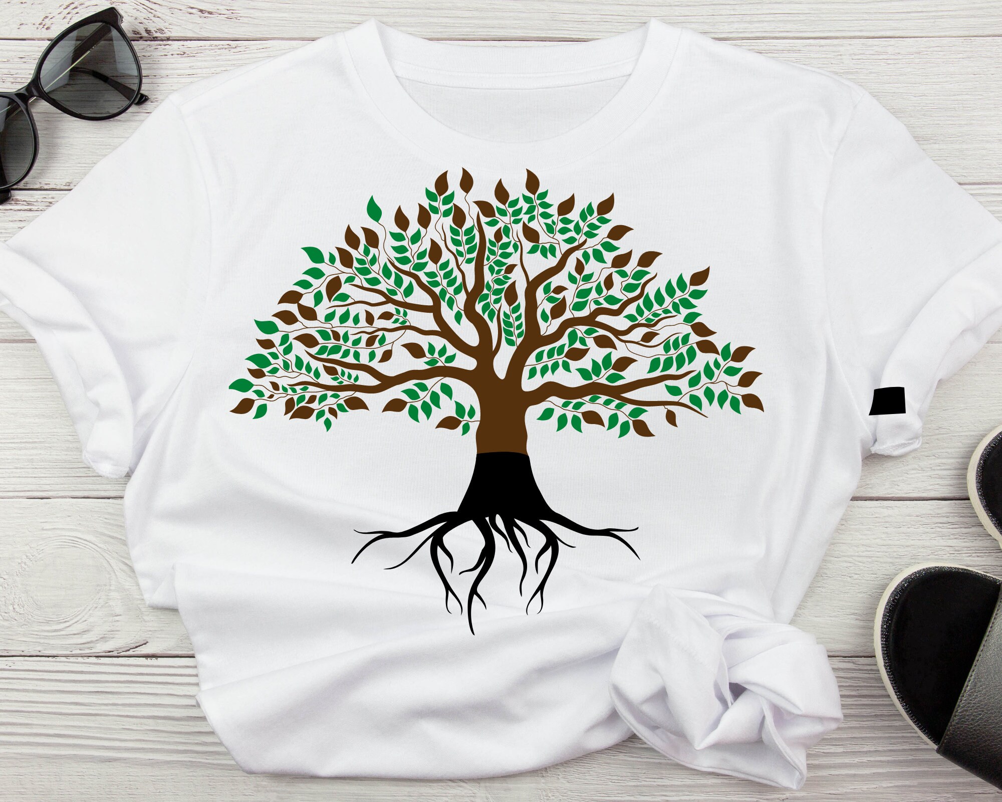 Tree With Roots SVG, Roots Svg, Family Tree Svg,family Matching Shirt ...
