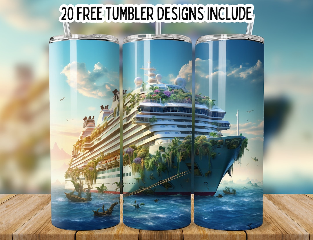 3D Titanic 20oz Sublimation Tumbler Design, Titanic Ship Tumbler, 3D ...