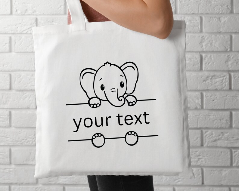 Elephant Svg Split Safari Animals Safari Animals Outline - Etsy