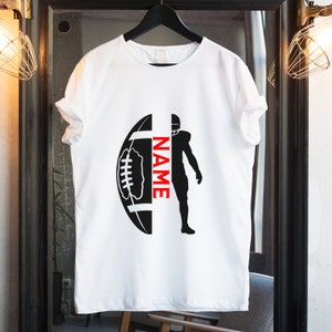 40 Football Player SVG Bundle, Football Svg, Custom Football Name ...