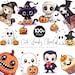 100 Spooky Halloween Cartoon Clipart Bundle, Cute Spooky Cartoon Png ...
