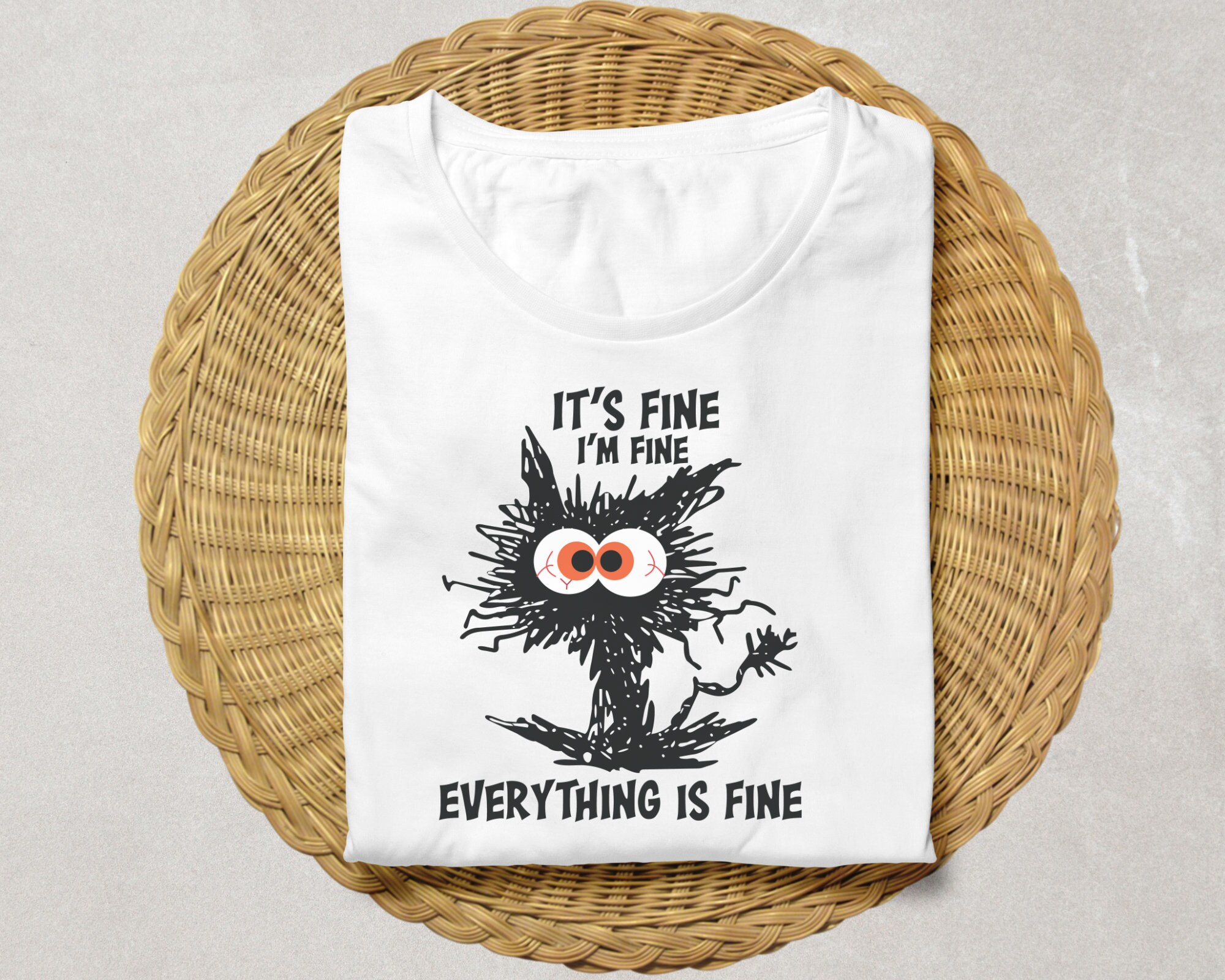 It's Fine I'm Fine Everything is Fine SVG I'm - Etsy