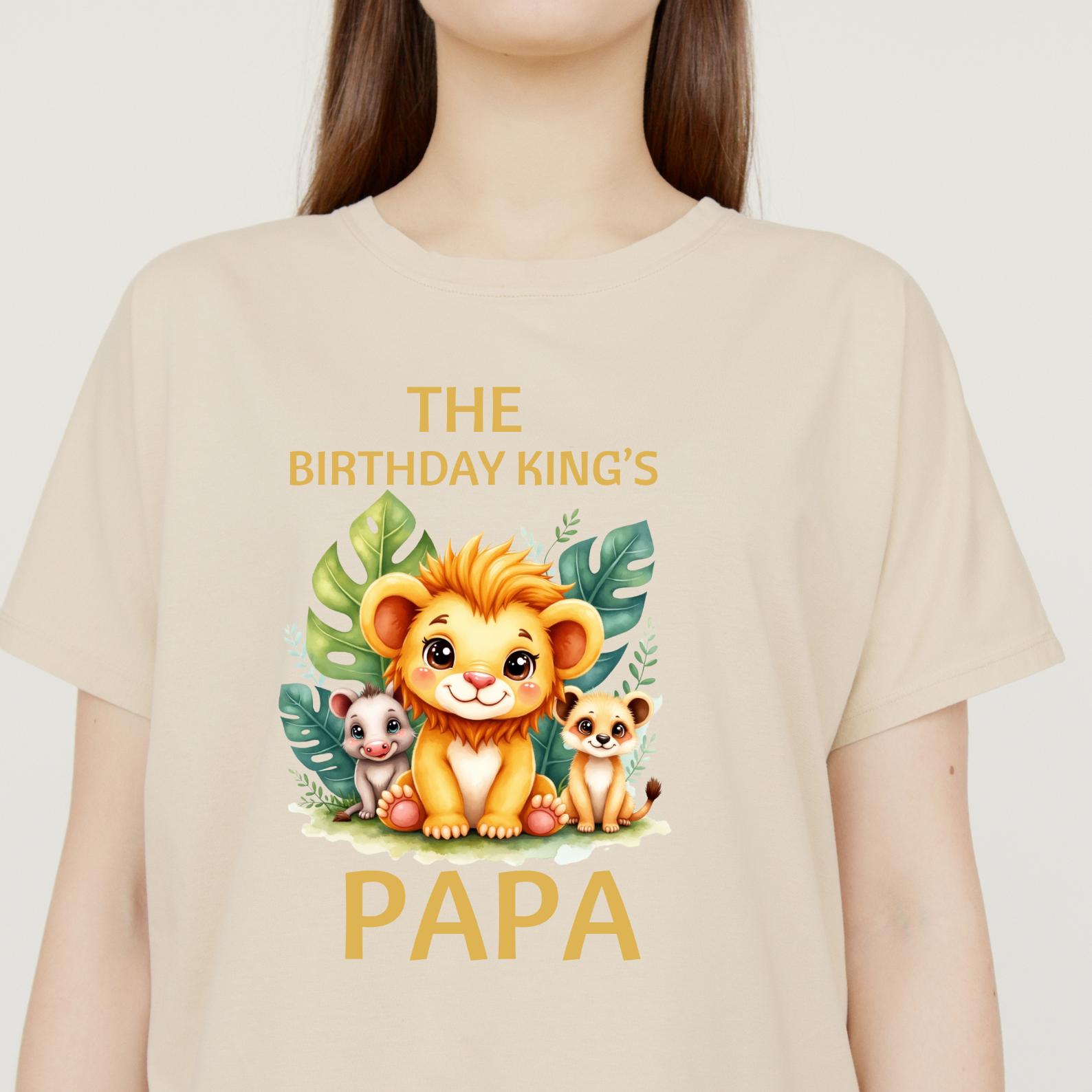 11 Birthday King PNG Bundle, Family Birthday Png Files, Jungle Lion ...
