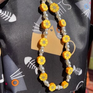 Cute Flower Beaded Phone Strap / Keychain / Phone Charms - Etsy