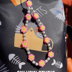 Cute Flower Beaded Phone Strap / Keychain / Phone Charms - Etsy