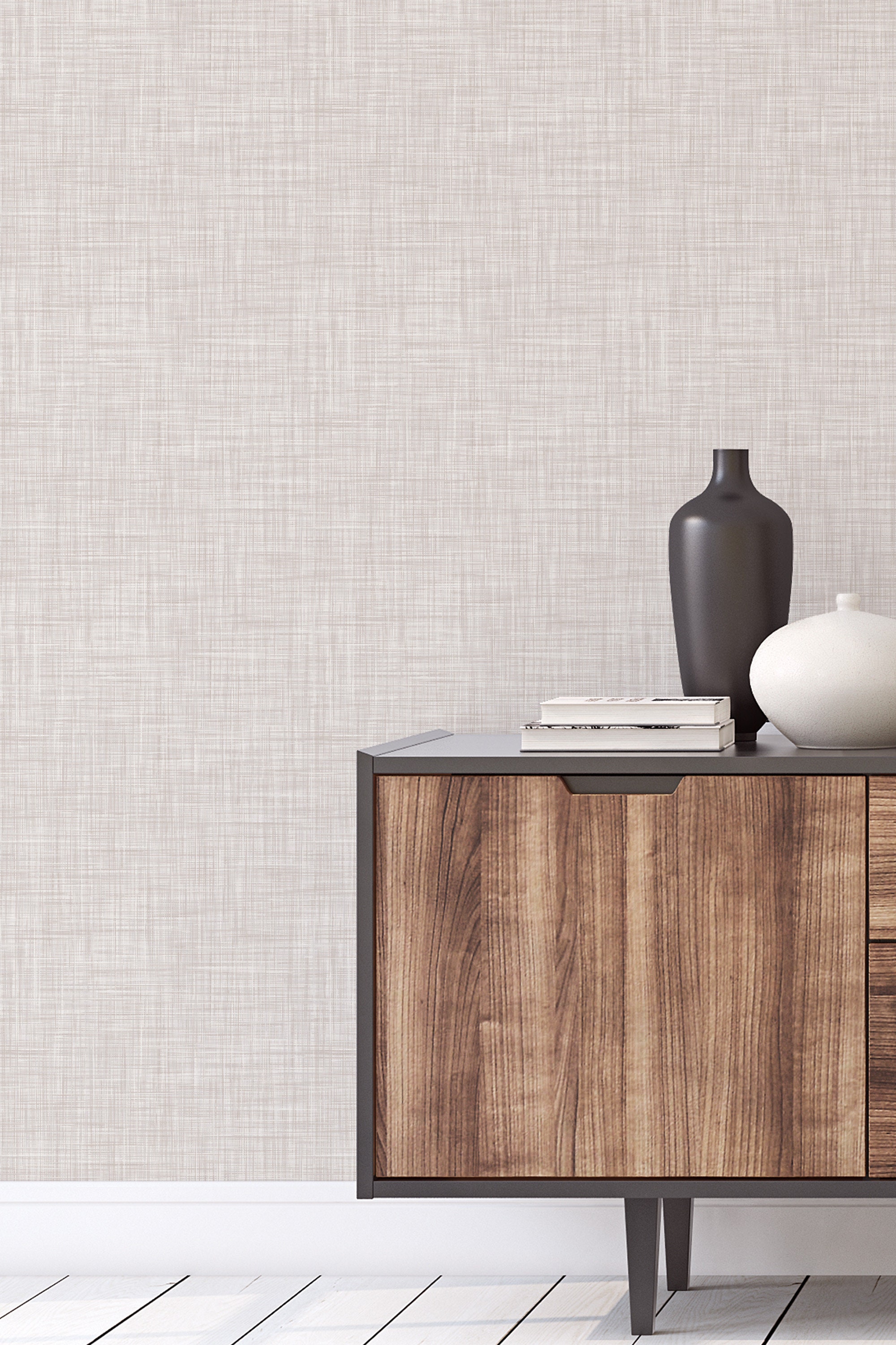 Removable Linen Textured Wallpaper Peel and Stick and Traditional ...