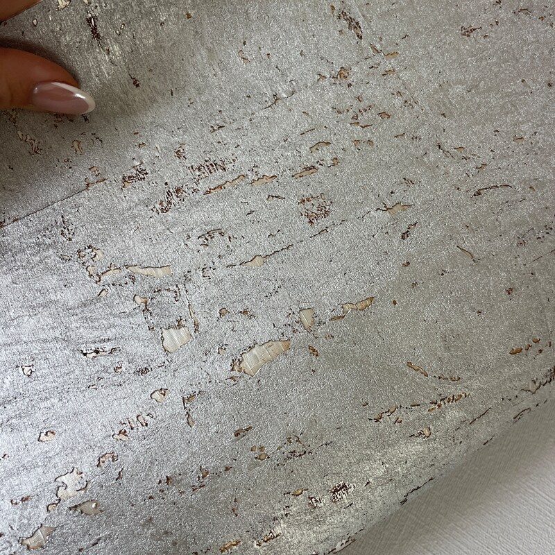 Silver Wallpaper - Etsy