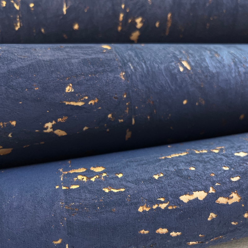 Blue and Gold Wallpaper - Etsy