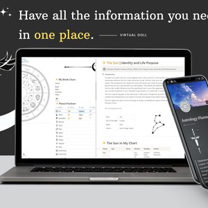 ULTIMATE Astrology All-in-one Digital Notion Template, Digital ...