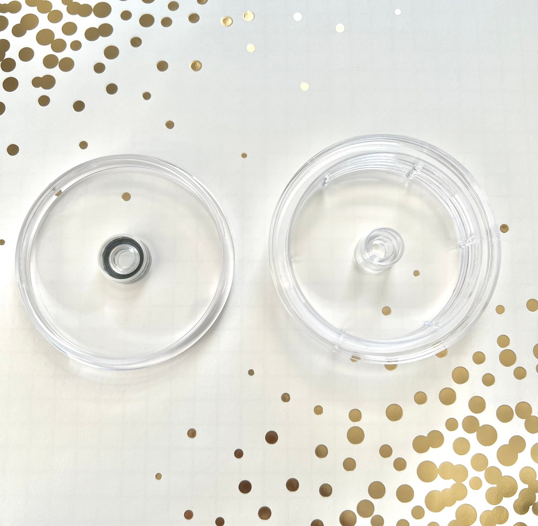 Clear Double Wall Lid for Tumbler, Custom Cup Lid, Perfect for Craft ...