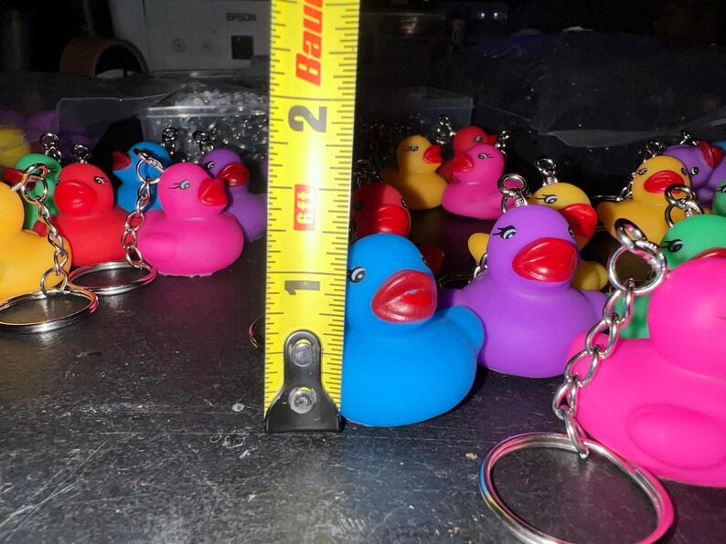 6 Custom Different Colored Keychain Mini Rubber Ducks for Wrangler ...