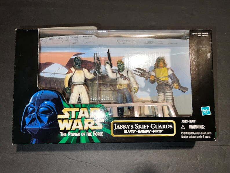 1998 Power of the Force Jabbas Skiff Guards Klaatu Barada Nikto New ...