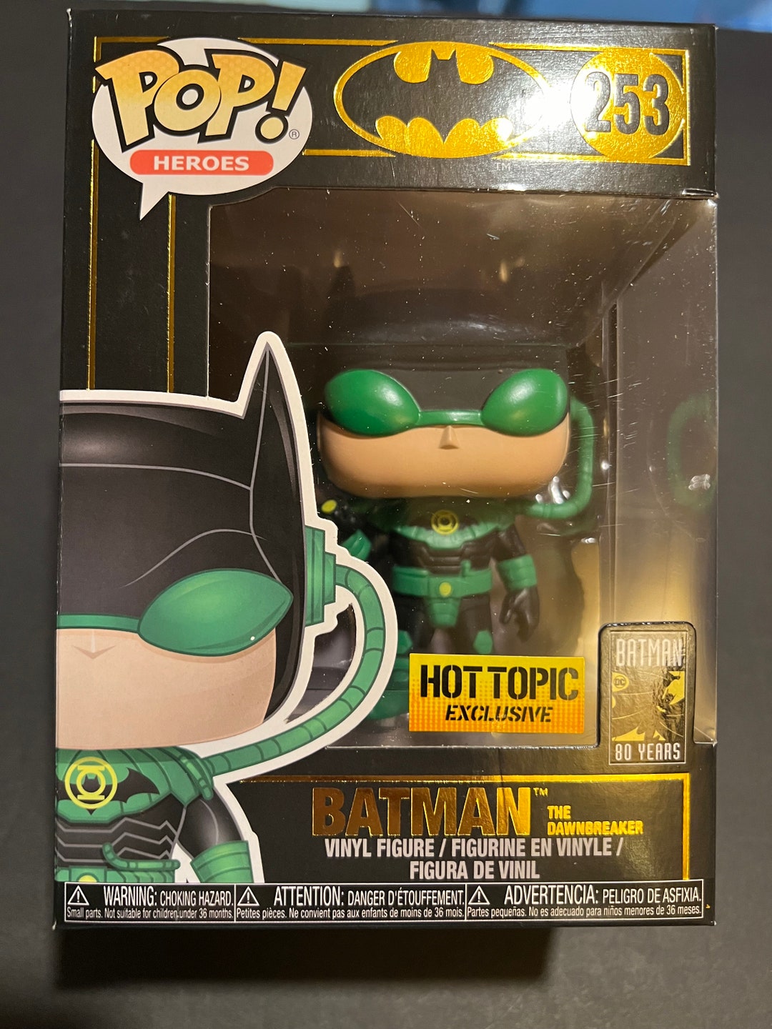 2018 Funko Pop Hot Topic Exclusive 253 DC 80 Years of Batman Batman the ...