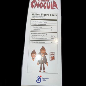 Jada Count Chocula 6” Action Figure General Mills Cereal Box Style ...
