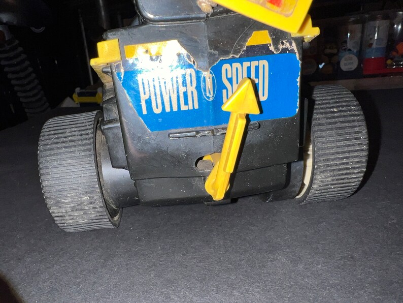 1976 Power Shifters Pull String Race Car 2 Speed Extending Front End ...
