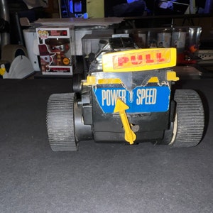 1976 Power Shifters Pull String Race Car 2 Speed Extending Front End ...