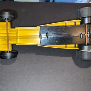 1976 Power Shifters Pull String Race Car 2 Speed Extending Front End ...