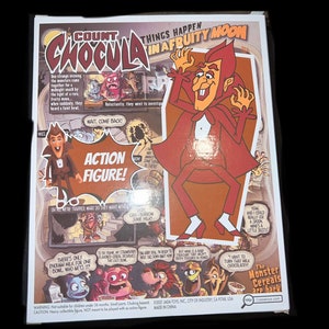 Jada Count Chocula 6” Action Figure General Mills Cereal Box Style ...