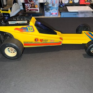 1976 Power Shifters Pull String Race Car 2 Speed Extending Front End ...