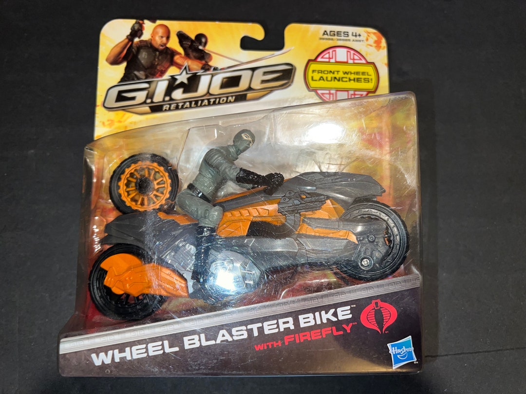 2011 Gi Joe Retaliation Wheel Blaster Bike With Firefly Action Figure ...
