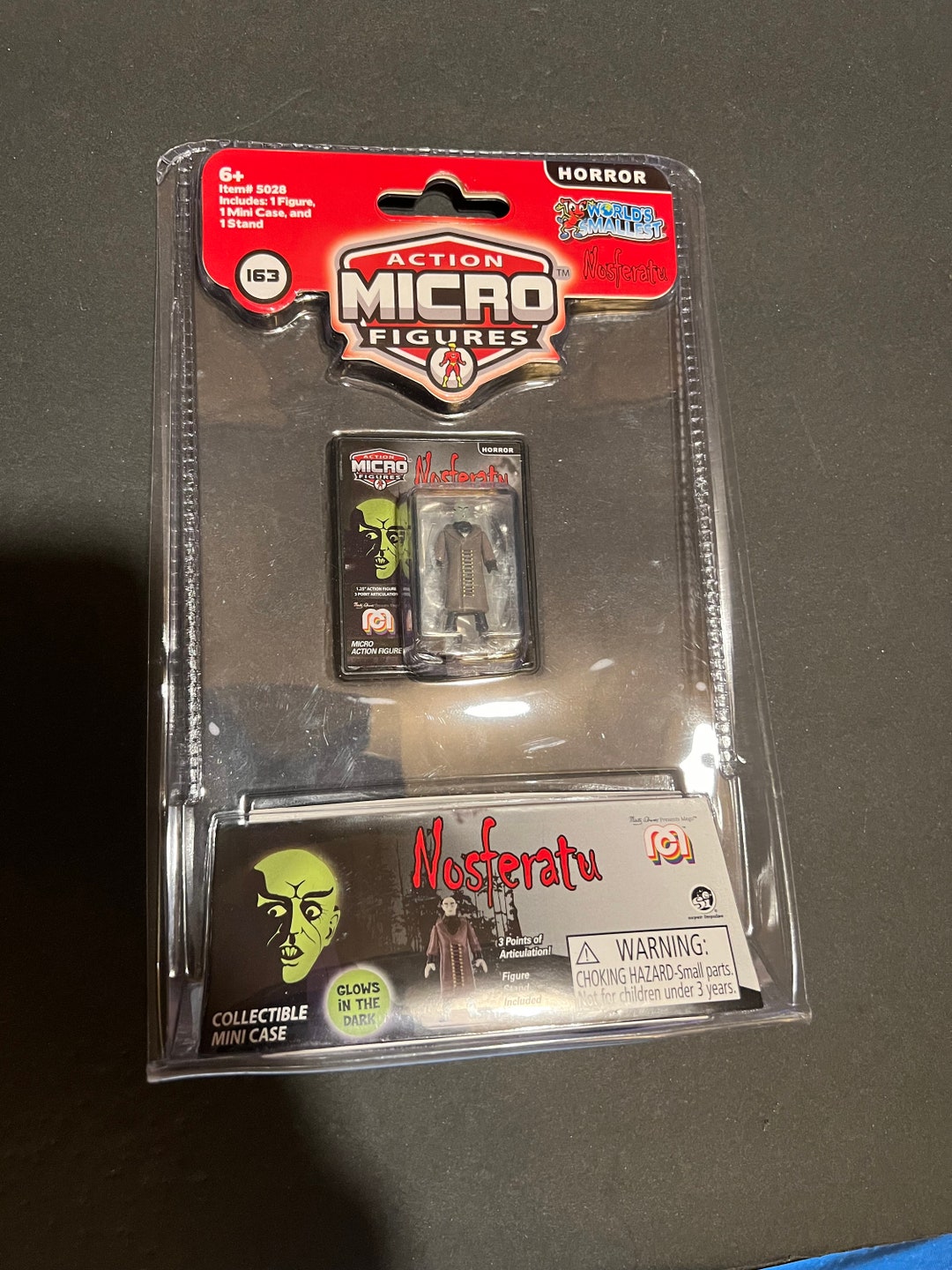 Horror Action Micro Figures Worlds Smallest Nosferatu Glow in the Dark ...