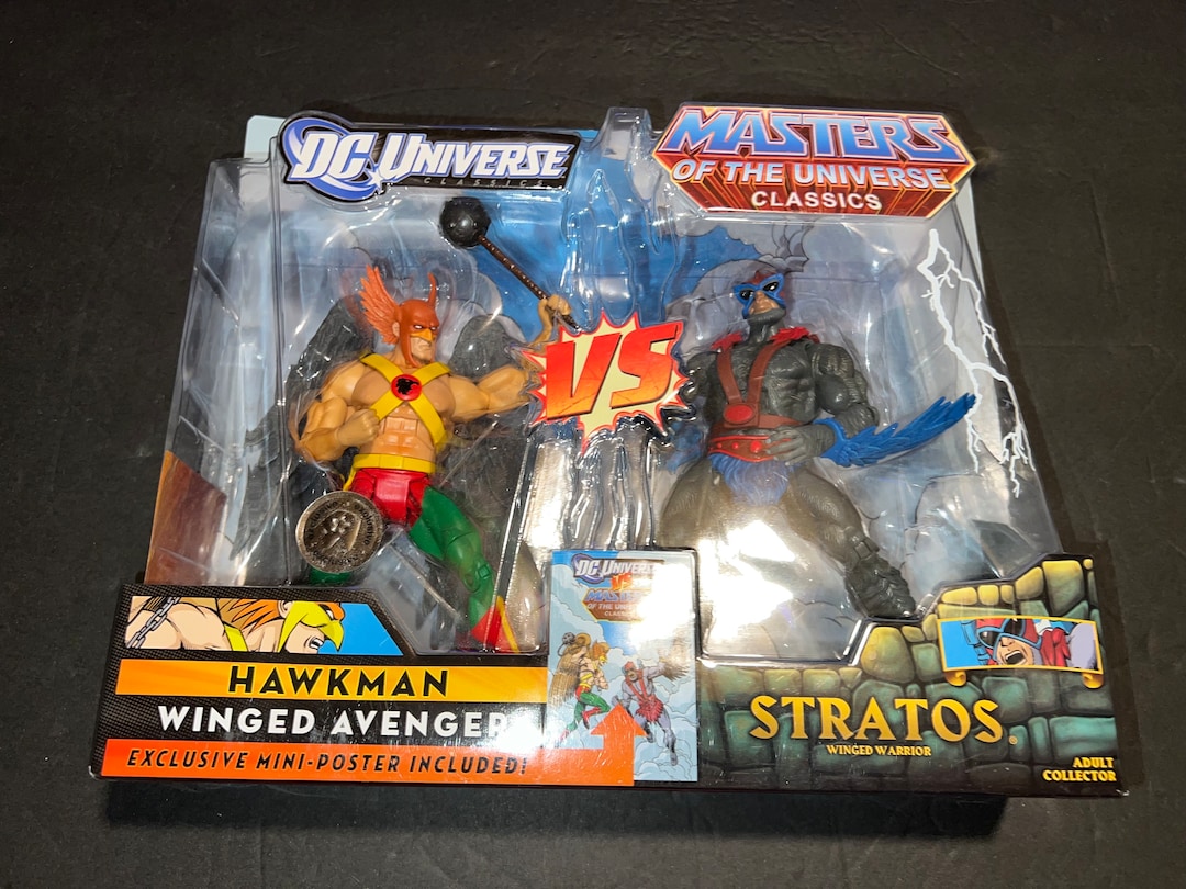 2010 Toys R Us Exclusive DC Vs Masters of the Universe Hawkman Vs ...