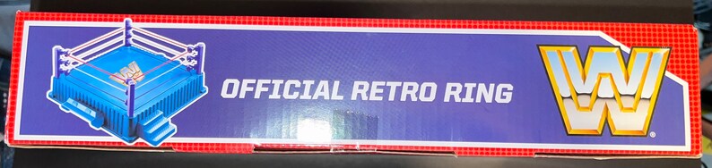 WWE WWF Wrestling Official Retro Ring Ropes Feature Pro Tension Action ...