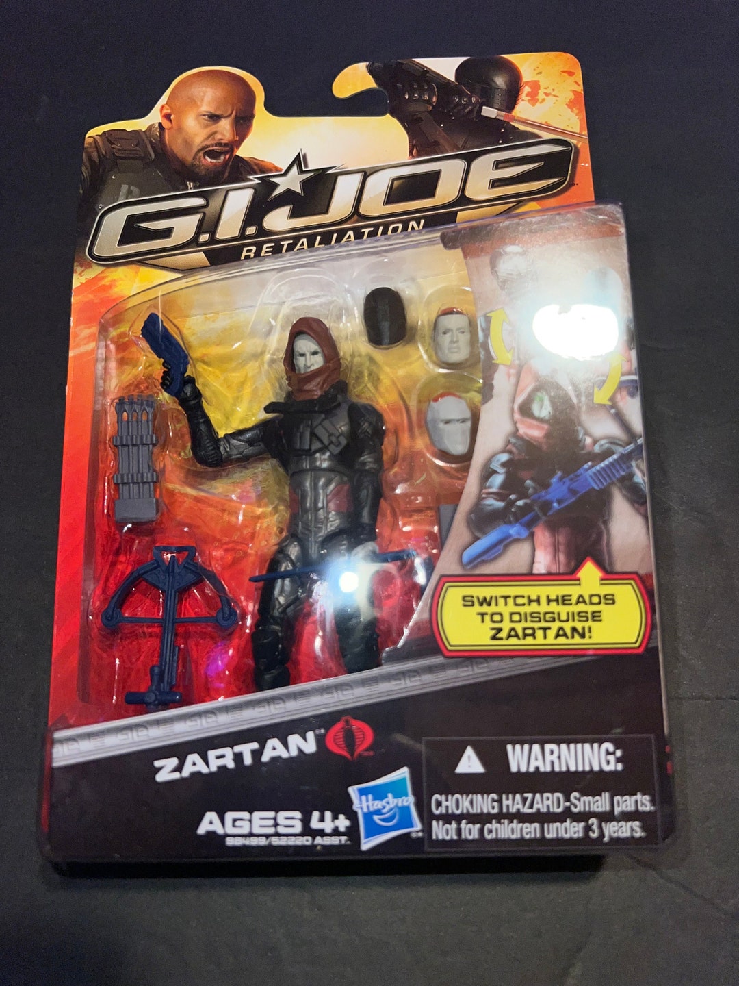 2011 Gi Joe Retaliation Zartan Glowing Eyes Switch Heads to Disguise ...