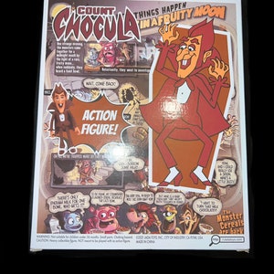 Jada Count Chocula 6” Action Figure General Mills Cereal Box Style ...