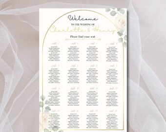Classy Seating Chart - Etsy