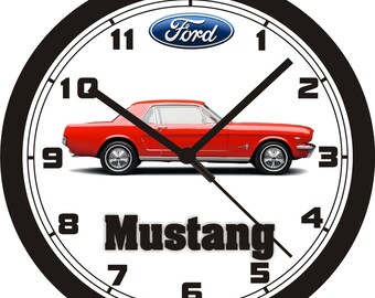 Mustang Wall Clock - Etsy