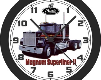 Semi Truck Wall Clock - Etsy