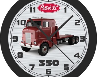 Semi Truck Wall Clock - Etsy