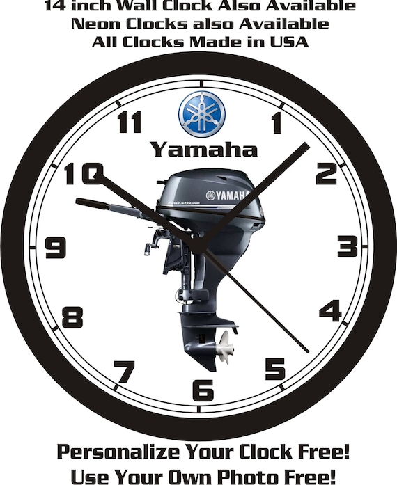 Yamaha Outboard Motor Wall Clock-free US Shipping - Etsy