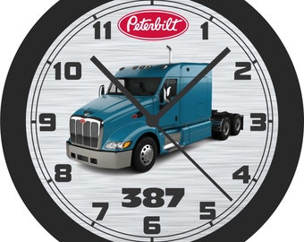 Peterbilt Wall Clock - Etsy