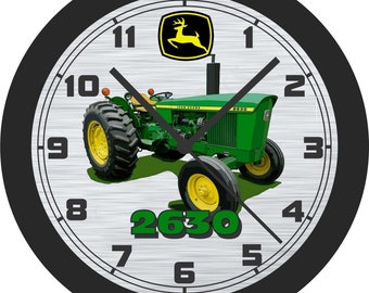 John Deere Wall Clock - Etsy