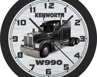 Semi Truck Wall Clock - Etsy