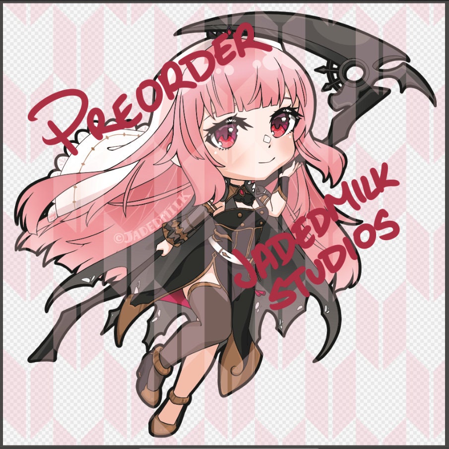 Mori Calliope Acrylic Keychain preorder DESIGN NOT FINAL - Etsy