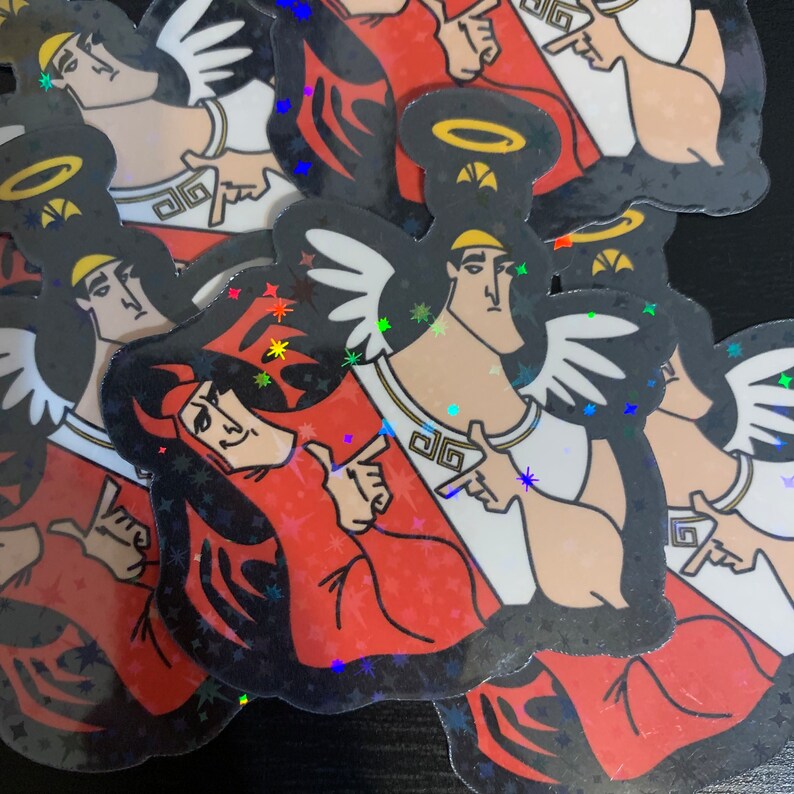 Kronk Devil Vs Angel - Etsy