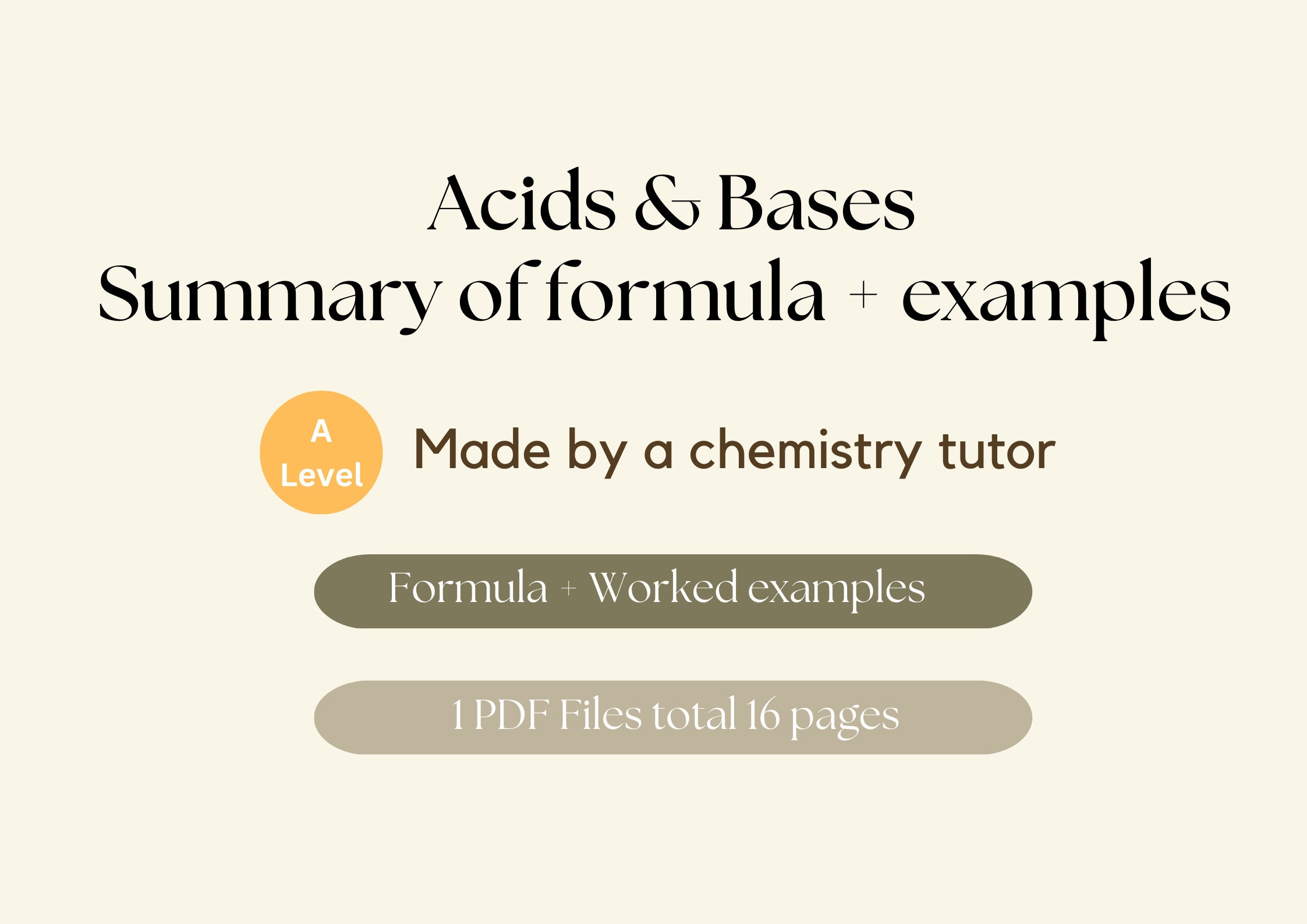 Base Chemistry Examples