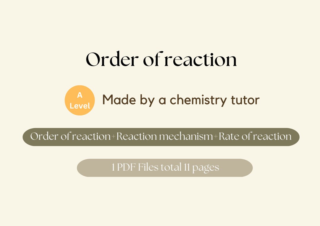 Kinetics Order Of Reaction A Level Chemistry Digital Notes Etsy Australia kinetics-order-of-reaction-a-level-chemistry-digital-notes-etsy-australia