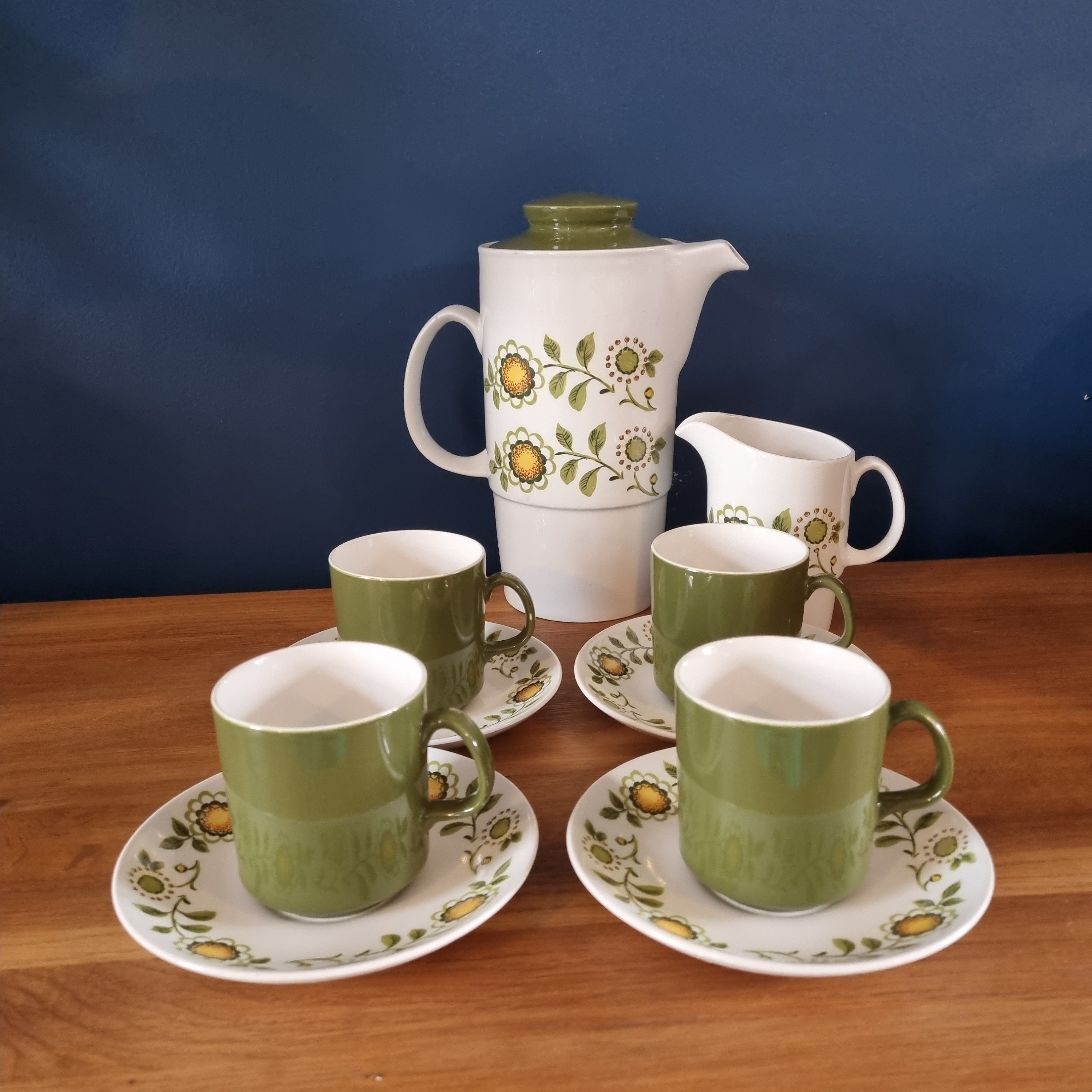 Vintage 60s Coffee Set Johnston Brothers Mid Century Kitchen Coffee Set ...