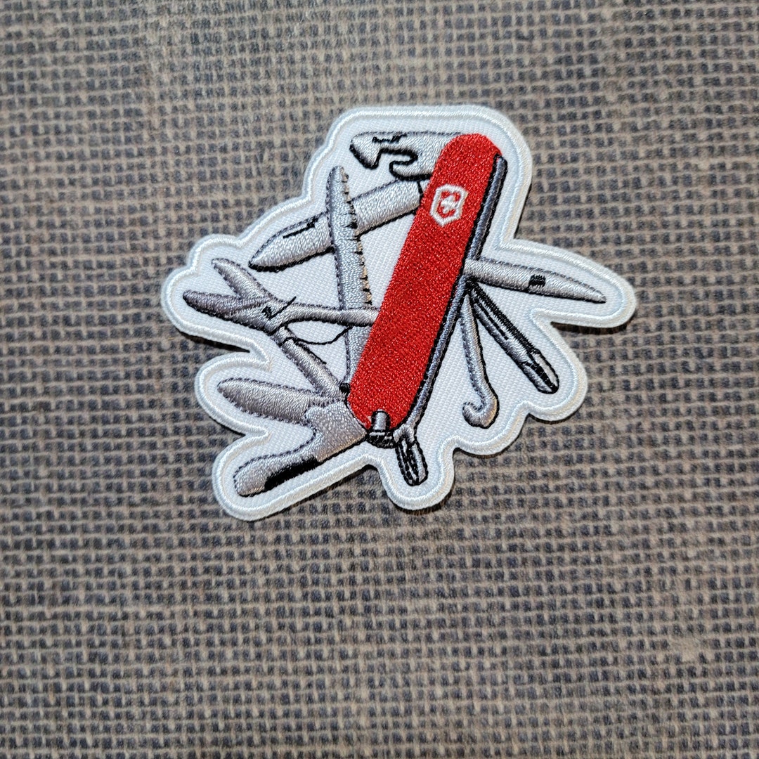 Victorinox Swiss Army Knife Iron on Patch 3.5" × 3" - Etsy