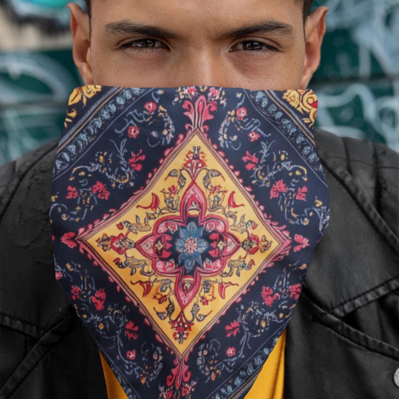 Persian Scarf Square - Etsy